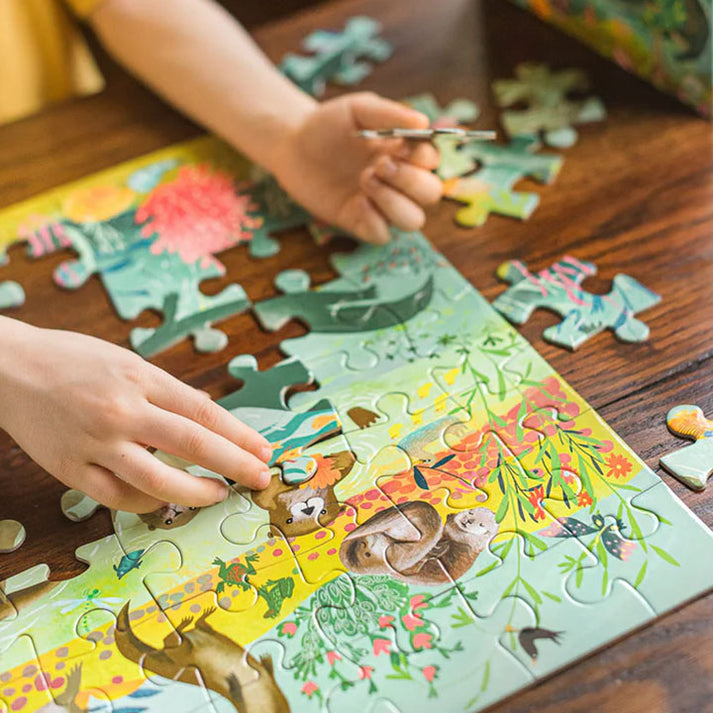 Otters at Play 64 Piece Puzzle – Little Design