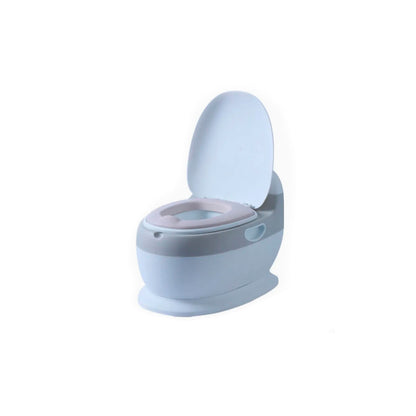 Bacín Inodoro One Piece - Blanco Gris – Little Design